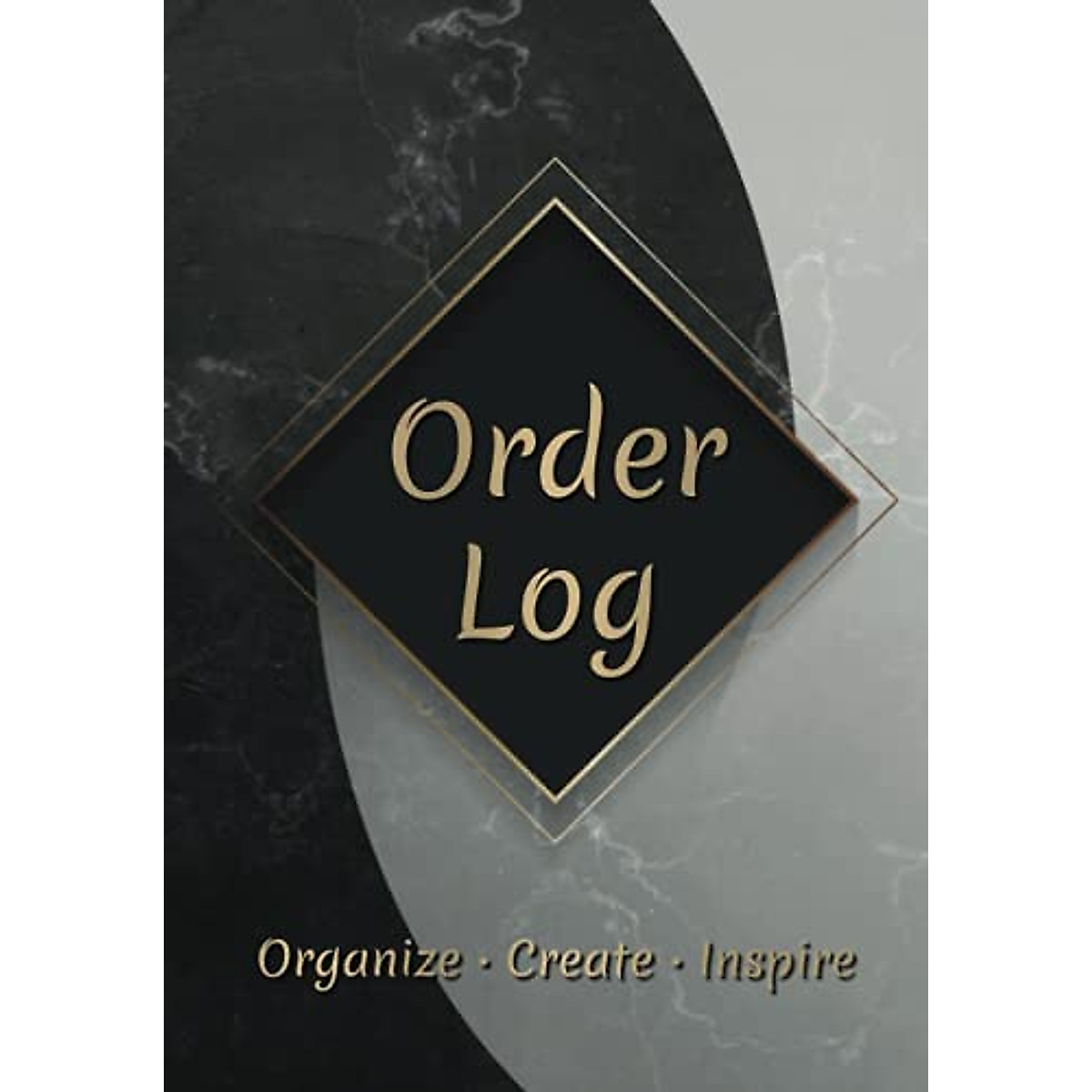 Order Log: Track Customers' Orders & Shipping Details Order Book, Order Tracking Log, for Home Based Online Small Businesses and Retail Stores, Marble Cover