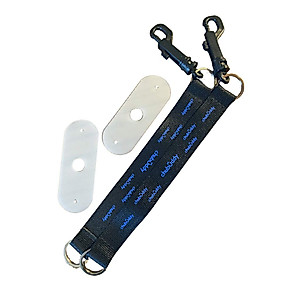 CHU-BUDDY Chubuddy Chew Holder Black Screen Print- Black Tether and Natural Strap