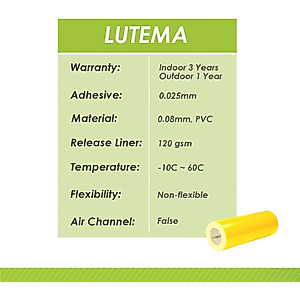 All Purpose Adhesive Vinyl Roll - Perfect to Use with All Vinyl Cutting Machines - Peel and Stick Paper- Arts and Crafts Wall Decal Lettering Vinyl Roll (18"x10', Purple)