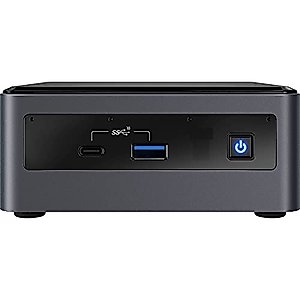 Intel NUC 10 NUC10i7FNHN Home & Business Desktop Mini Black (Intel i7-10710U 6-Core, 64GB RAM, 1TB PCIe SSD, Integrated Graphics, WiFi, Bluetooth, 1xHDMI, SD Card, Win 10 Pro)