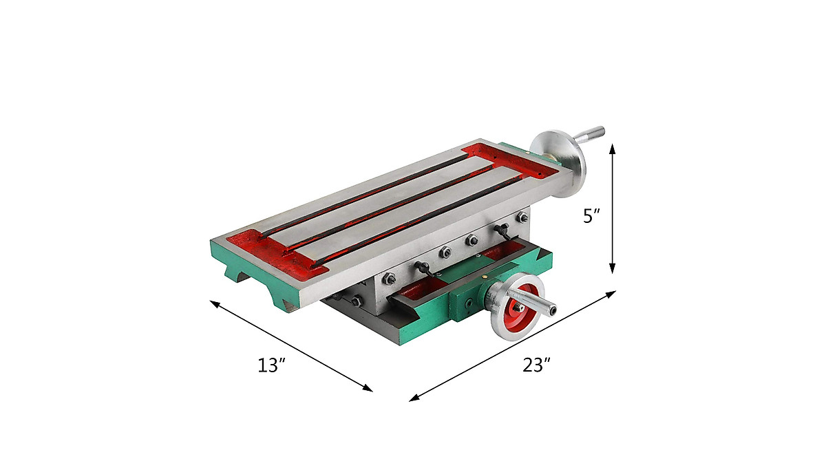 Milling Working Table 17.7" x 6.7" - 2 Axis Precision