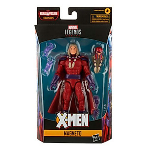 Marvel Legends Series 6-inch Scale Action Figure Toy Magneto, Premium Design, 1 Figure, and 5 Accessories , Red