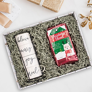 MagicWater Supply - 1/2 LB - Sage - Soft & Thin Crinkle Cut Paper Shred Filler great for Gift Wrapping, Basket Filling, Birthdays, Weddings, Anniversaries, Valentines Day, and other occasions