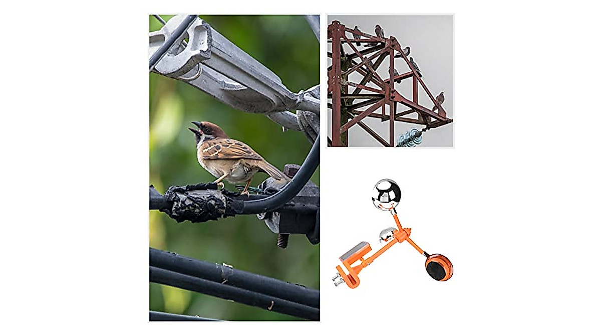 Yardwe Solar Bird Scarer - Solar-Powered Outdoor Bird Deterrent