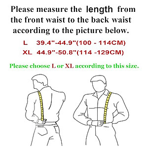 PAHVRION Mens Suspenders X Back Design Leather Suspenders Adjustable Brown Braces Groomsmen Gift for Wedding