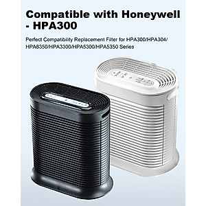 HPA300 Filter Compatible with Honeywell Purifier, Replacement Fit for HPA300 / HPA304 / HPA8350 / HPA5300 / HPA5350 Series
