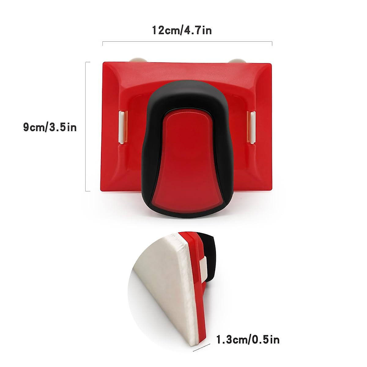 BANCOO 0818 Paint Edger Trimmer with Two Replace Pads | Edge Painter for Wall and Ceiling Cutting in, Painting Corner and Edges | Paint Pad Applicator | Paint Corner Tool | Edge Painting Tool