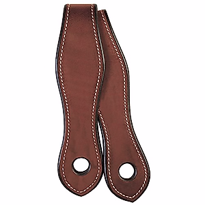 Weaver Leather English Bridle Leather Slobber Straps Chestnut, 2" x 17"