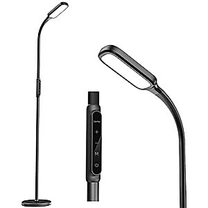 LASTAR LED Floor Lamp, 1800 Lumen Reading Standing Lamp for Living Room Bedroom with 4 Level Customised Brightness and 2800K-5500K Color Temperature, 60-min Timer & Memory Function