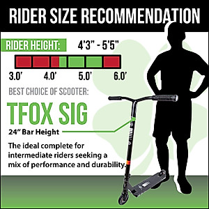 Lucky TFOX Complete Pro Scooter - Tanner Fox Designed Trick Scooter for Intermediate Riders, Analog