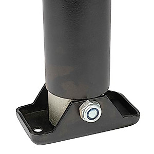 Mytee Products A Frame Trailer Jack - 2000 lbs Capacity, Black | Heavy-Duty Top Wind Tongue Jack - Ideal for RV, Utility, Boat & Marine Trailers