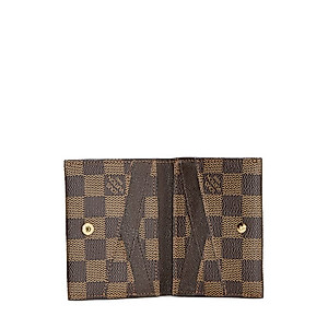 Louis Vuitton, Pre-Loved Damier Ebene Origami Compact Wallet, Brown