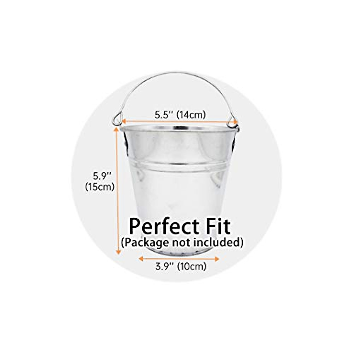 Unifit 15-Pack Disposable Aluminum Foil Liners for Grill Grease Bucket Replacement Kits Compatible for Traeger,Pit Boss,Camp Chef,Louisiana and Other Pellet Grills Smokers Grill Bucket Accessories