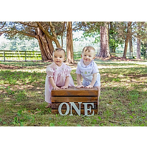 Petit Ami Baby Girls' Birthday Smocked Dress, 24 Months, Pink