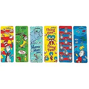 Raymond Geddes 70416 Dr. Seuss Dr. Seuss Assorted Tab Bookmarks for Kids (Pack of 48)