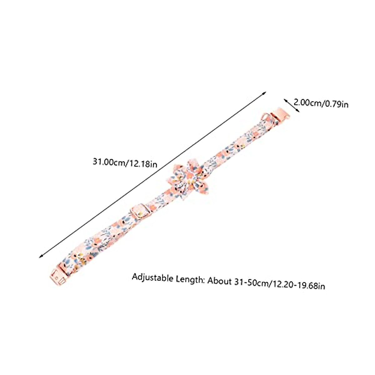 Ipetboom 1 Set Pet Collar Kitten Collars Choker Chain for Dogs Flower Necklace Breakaway Pet Collar Cat Strap Collar Pet Safety Strap Puppy Collar Pet Supply Small Cat Collar Lettering Pink