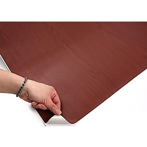 ROSEROSA Peel and Stick PVC Wood Self-Adhesive Covering Counter Top Shelf Liner Cherry Wood (WD624 : 2.00 Feet X 6.56 Feet)