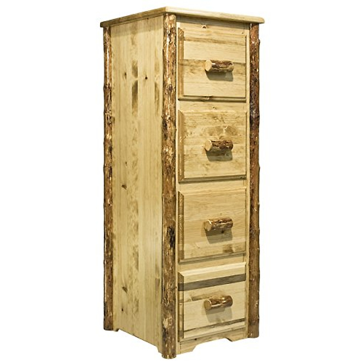 Montana Woodworks Glacier Country Collection 4-Drawer File Cabinet