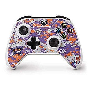 Skinit Decal Gaming Skin Compatible with Xbox One S Controller - Officially Licensed NBA Phoenix Suns Digi Camo Design