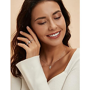 Mameloly 1.5ct Engagement Rings for Women Round Bridal Ring Sets Cubic Zirconia Wedding Band Twisting Infinity Pave Set Size 7