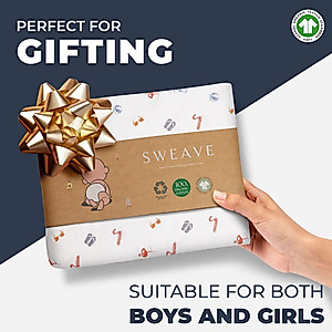 Organic Crib Sheets (2-Pack) - 100% Organic Cotton GOTS Certified, Breathable Crib Sheets, Double-Elastic for Secure Fit, Extra Protection for Your Baby, Cotton Crib Sheets Fitted (28"x52")