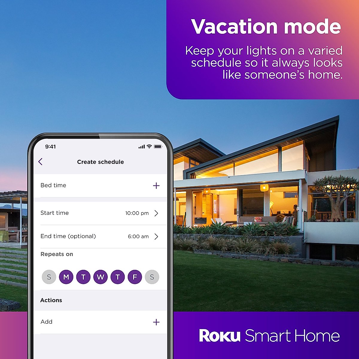 Roku Smart Light Bulbs (Color, 1-Pack) - Dimmable A19 Color Lightbulbs with Adjustable Brightness & Temperature - WiFi Smart Bulbs Works Voice, Alexa & Google Assistant - Smart Home Products