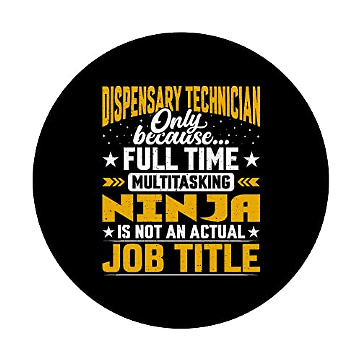 Dispensary Technician Job Title - Dispensary Technologist PopSockets Swappable PopGrip