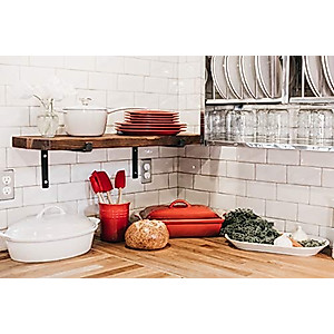 Le Creuset Stoneware Set of 4 Salad Plates, 8.5" each, Cerise