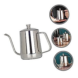 GRADENEVE Coffee Pot Office Tea Kettle Coffee Brewing Tool Coffee Machines Water Kettle Coffee Espresso Maker Drip Coffee Maker Kettle Kettle Gooseneck Kettle Stainless Steel