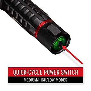 COAST XP11R 2100 Lumen USB-C Rechargeable LED Flashlight with SLIDE FOCUS and PURE BEAM Focusing Optic, 4 Light Modes