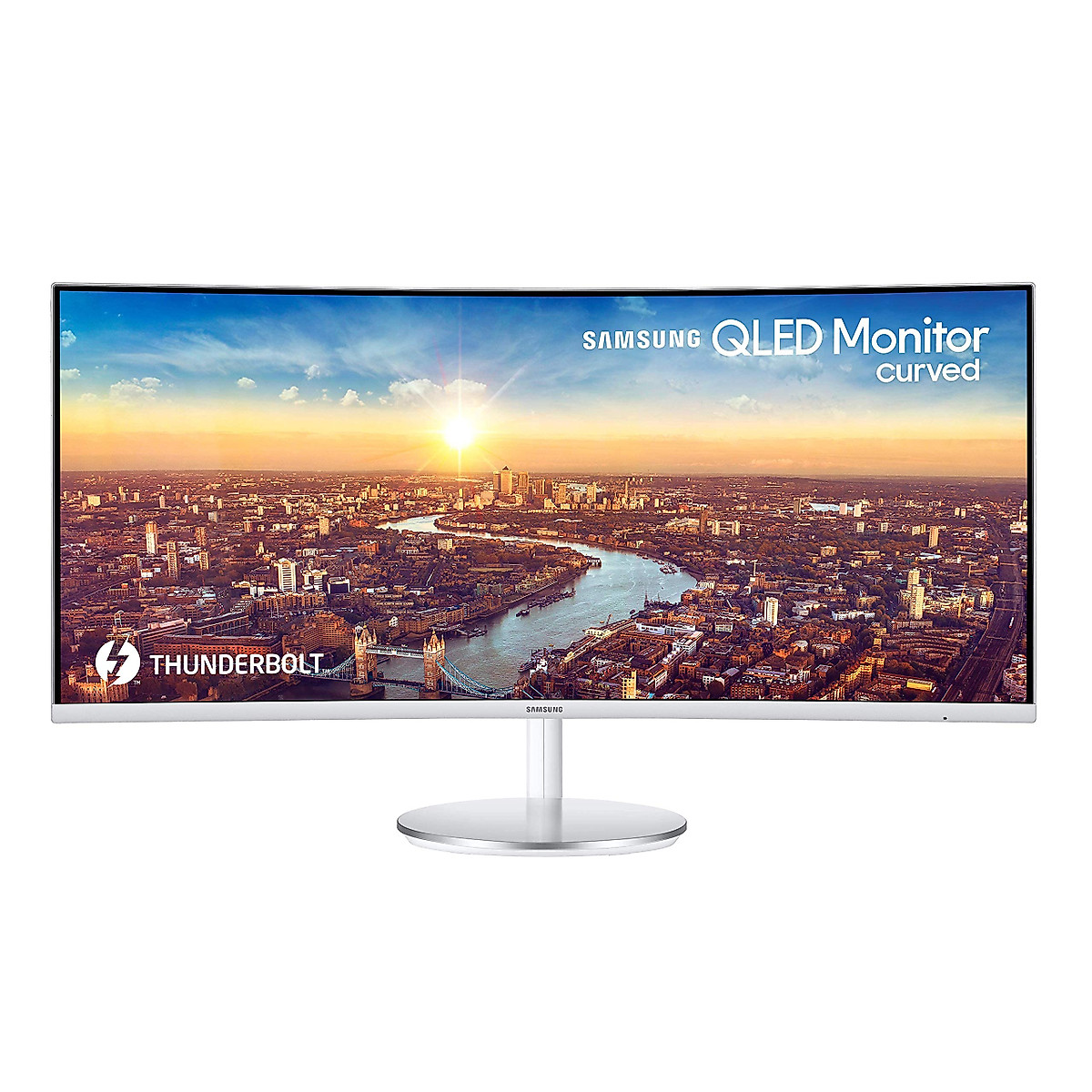 Samsung C34J791 34-inch QHD Ultrawide Curved Monitor with Thunderbolt 3, Mac ready (LC34J791WTNXZA) (Renewed)