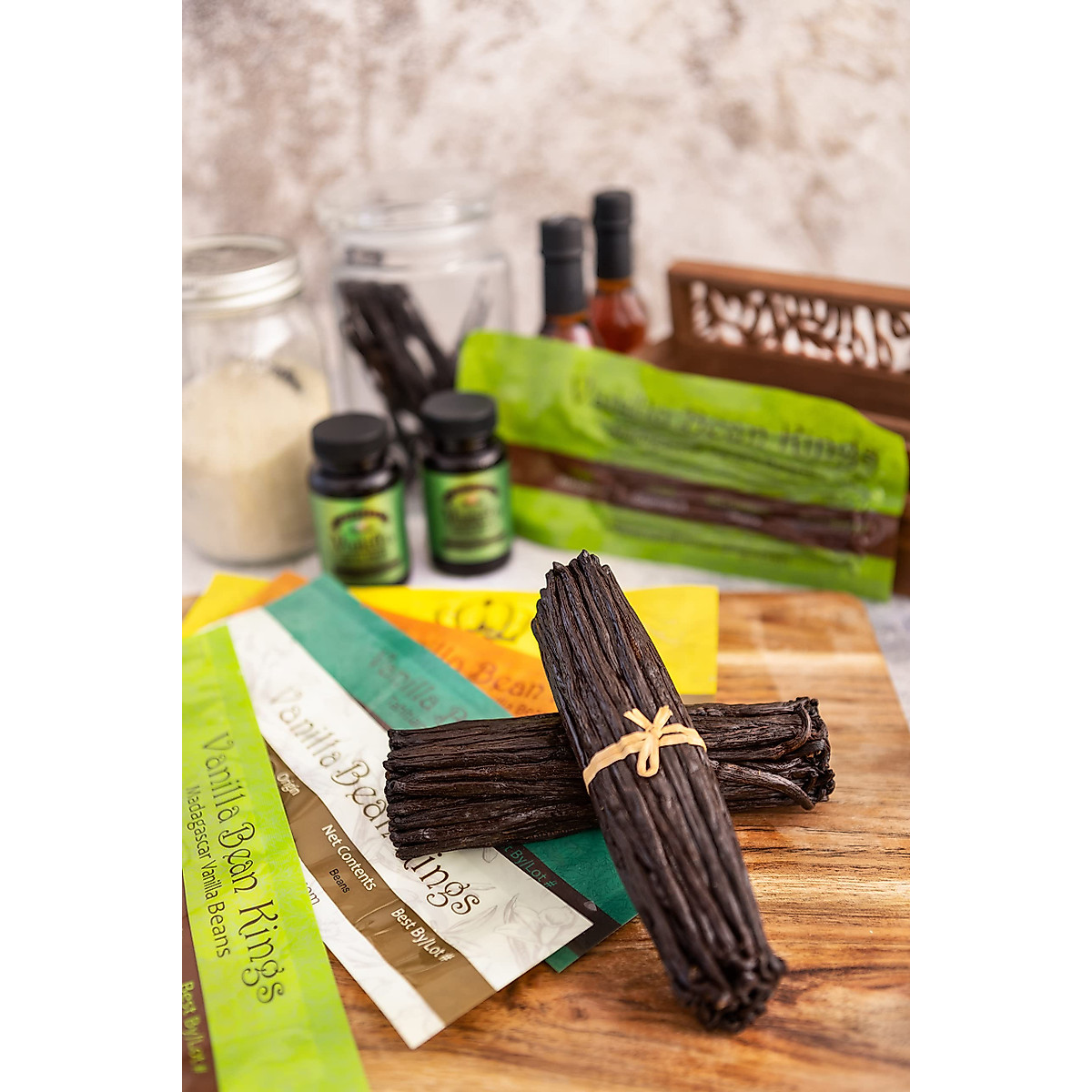 Vanilla Bean Paste for Baking and Cooking - Gourmet Madagascar Bourbon Blend made with Real Vanilla Seeds - 4 Ounces