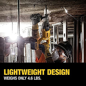 DEWALT 20V MAX* XR Rotary Hammer Drill Kit, D-Handle, 1-Inch (DCH133M2)