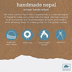 Turtle Fur Nepal Women's Mika Hand Knit Wool Fingerless Mittens, Smoke Heather