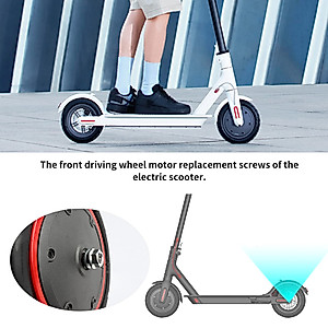 Fixed Screws, High Tensile Strength Lightweight Front Wheel Motor Screws Flexible Durable for M365 Electric Scooter