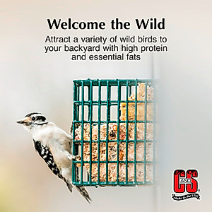 C&S Peanut Delight No Melt Suet Dough 11.75 Ounces, 8 Pack