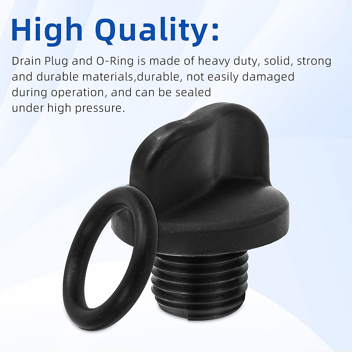 GRONGU R0446000 Drain Plug with O-Ring Replacement Compatible with Zodiac Jandy Filter Pumps and Water Purification System - 2 Pack