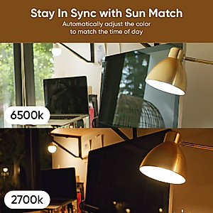 Wyze Bulb White, 800 Lumen, 90+CRI WiFi Tunable-White A19 Smart Light Bulb, Compatible with Alexa and Google Assistant, Two-Pack