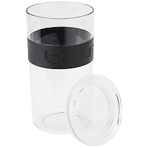 Bodum Presso Shatterproof Storage Jar 12 Piece Set, Black