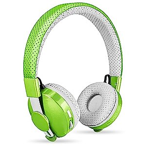 LilGadgets Untangled Pro Wireless Headphones for Kids, On-Ear Bluetooth Headphones with Built-in Microphone, No More Tangled Wires, Kids Headphones for School, Green