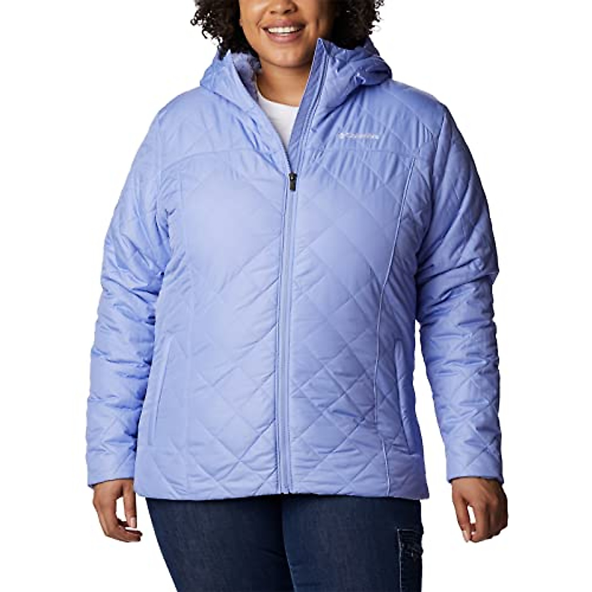 Columbia Women's Copper Crest Hooded Jacket, Serenity, Small
