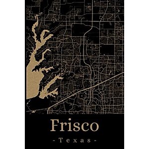 Frisco Texas: Your city, your region, your home! | Composition Notebook 6x9 blank 120 pages