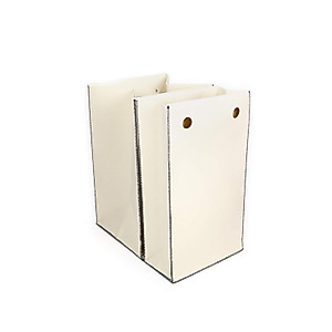 Three by Three Seattle Felt-Like-It™ Tall-Slim Connectable Bins: Stylish and Versatile Storage Solutions for Laundry and More 26” tall x 7.5” wide x 15” deep