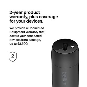 Belkin Boost↑Charge™ 30W Fast Car Charger, Compact Design w/USB-C Power Delivery Port, Universal Compatibility for iPhone 14, Galaxy S23, Note Series, and More - Black