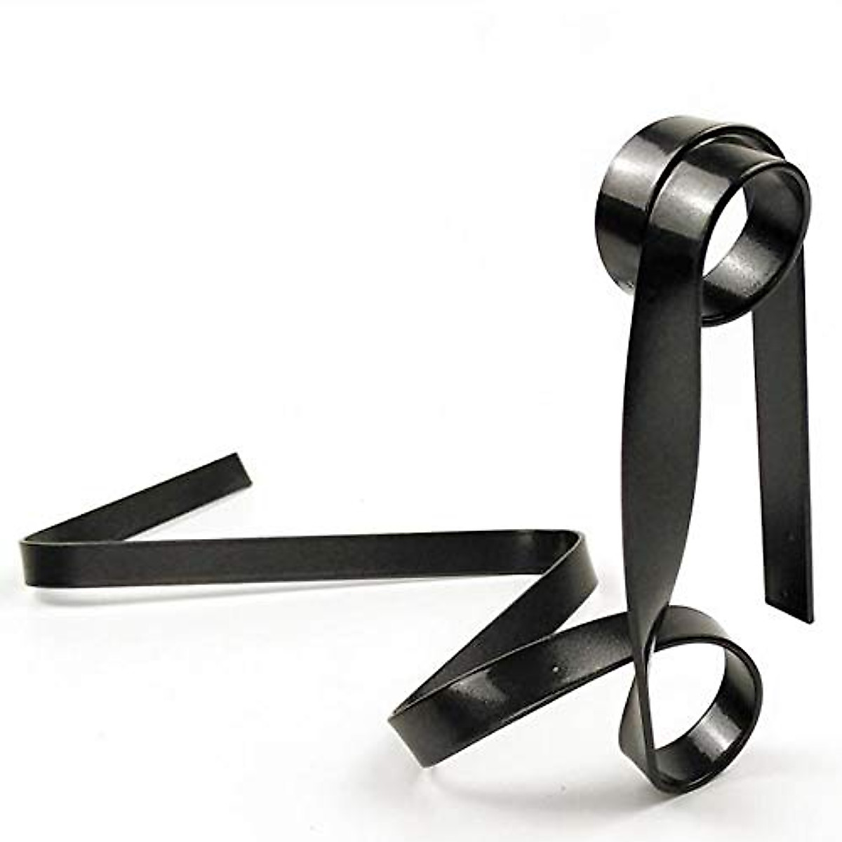 Stylish Anti Gravity Suspension Iron Ribbon Wine Rack Magic Floating Wine Bottle Holder for Gift Kitchen Home Decoration (Multiple Colour) (Gold)