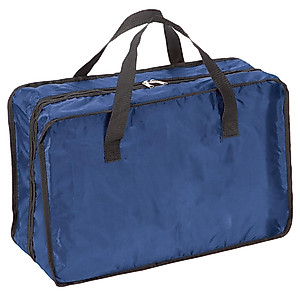 WalterDrake Blue Shoe Storage Travel Bag, 19.5” x 13.25” x 5.5”