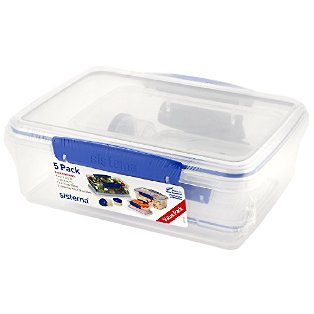 Sistema System 4057 Containers, Set 5 Units