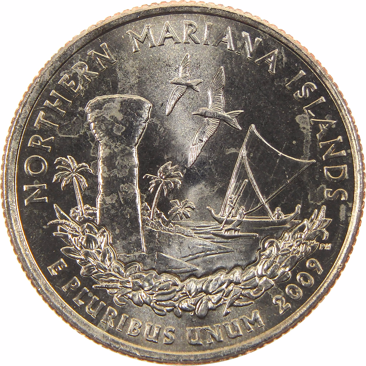 2009 P Northern Mariana Islands US Territories Quarter Uncirculated