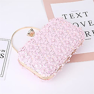 SEIJY Wedding Bridal Beaded Sequined Clutch Shoulder Chain Tassel Embroidery Evening Bags with Handle Handbags