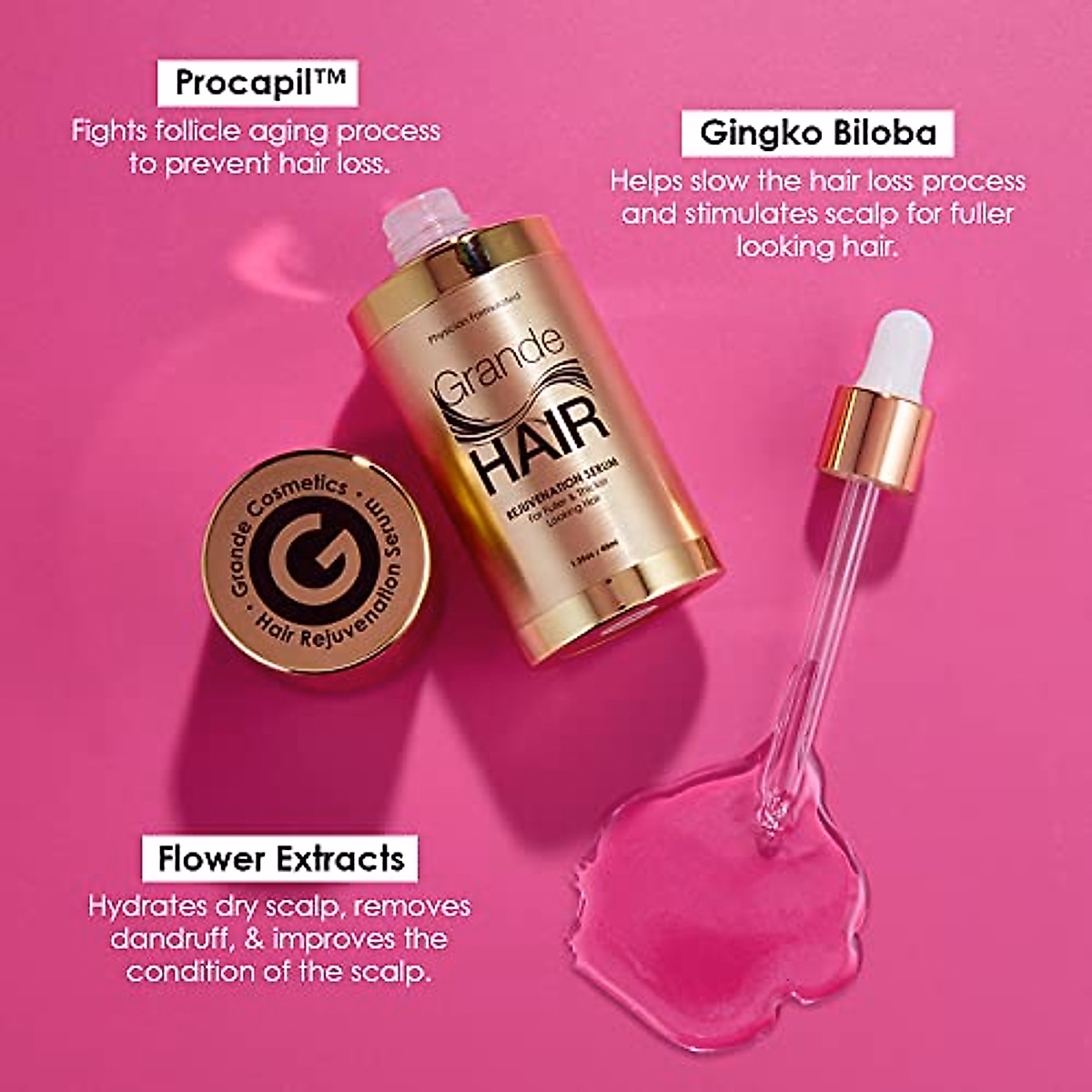 Grande Cosmetics GrandeHAIR Enhancing Serum, 20 mL